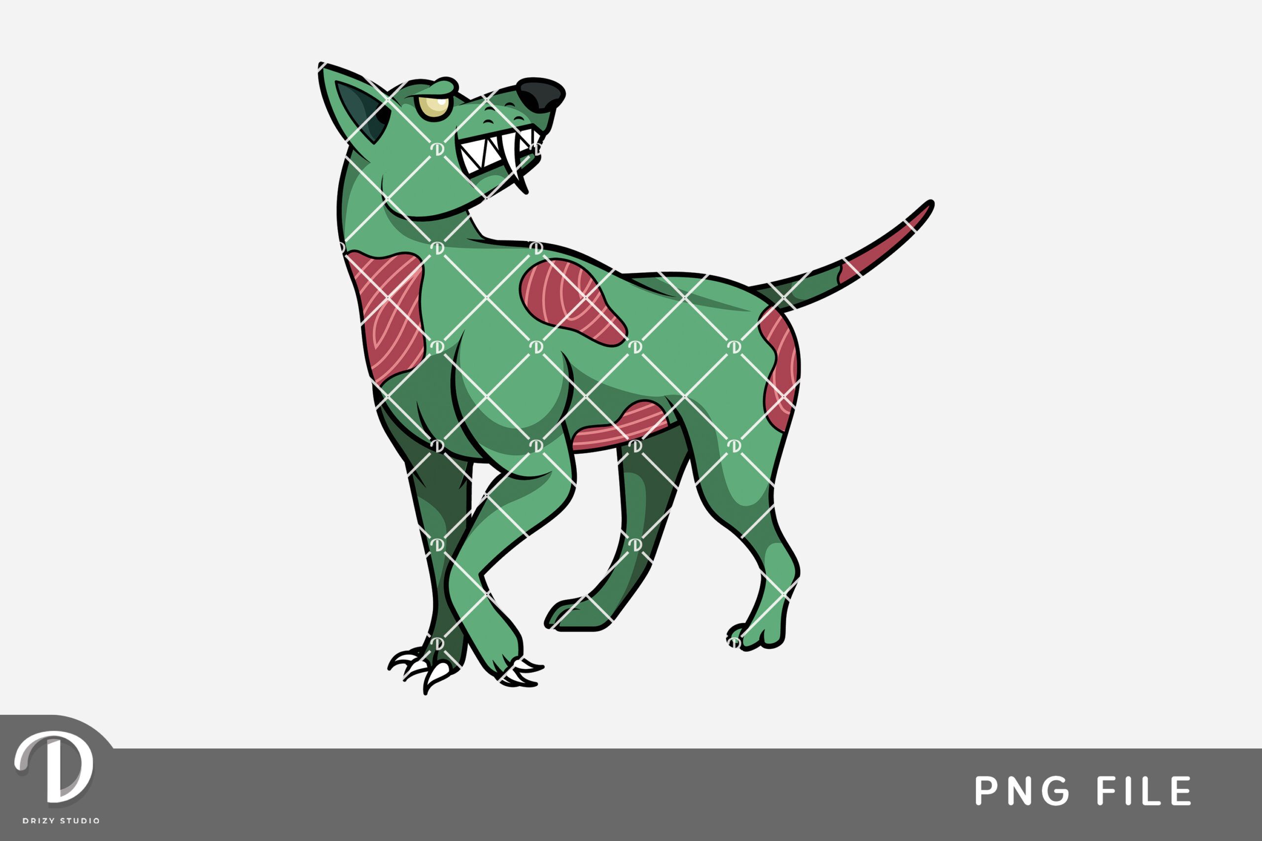 Wild Dog Zombie for Sticker - Drizy Studio