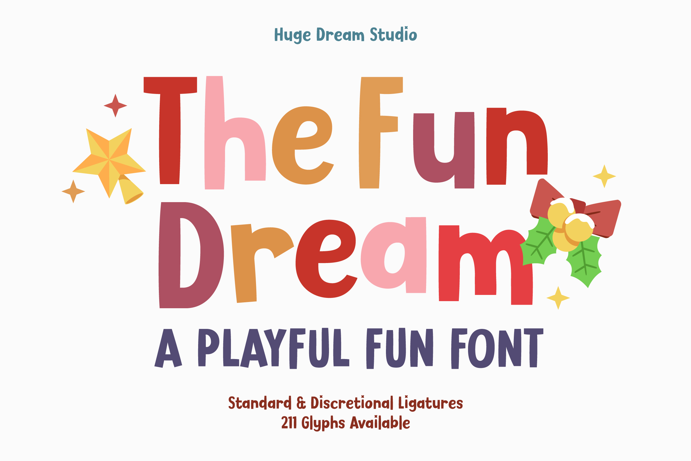 The Fundream - Playful Fun Font - Drizy Studio